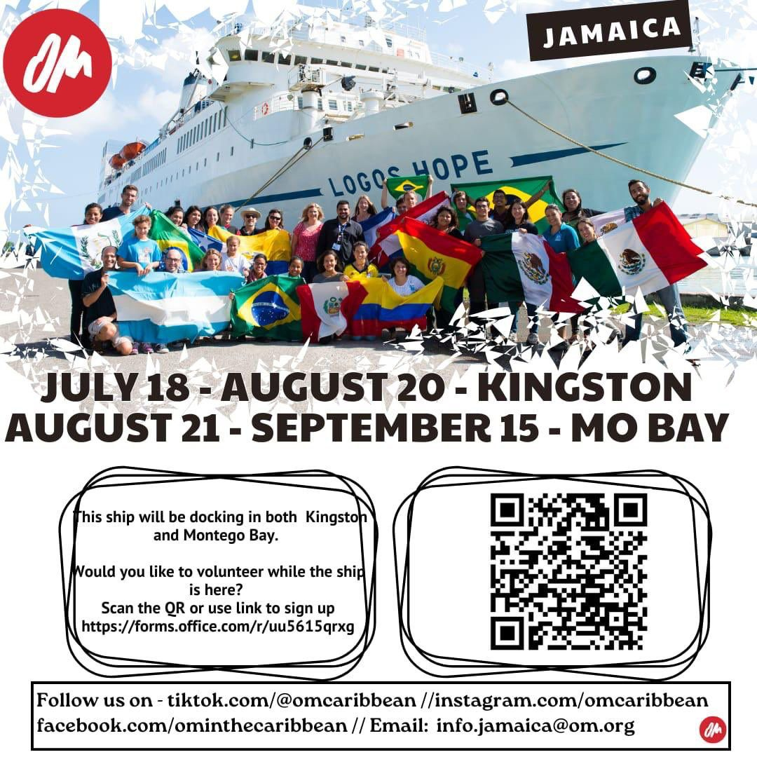 Logos Hope Book Ship Jamaica 2025 – Webster Memorial United Church