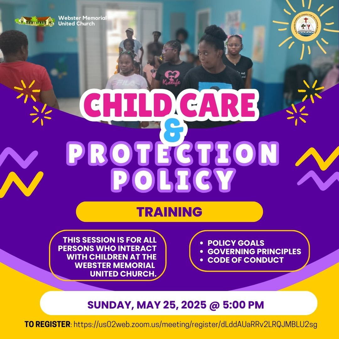 Child Care & Protection Policy Training – Webster Memorial United Church
